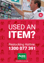 First Aid Restocking Signs - Alsco First Aid