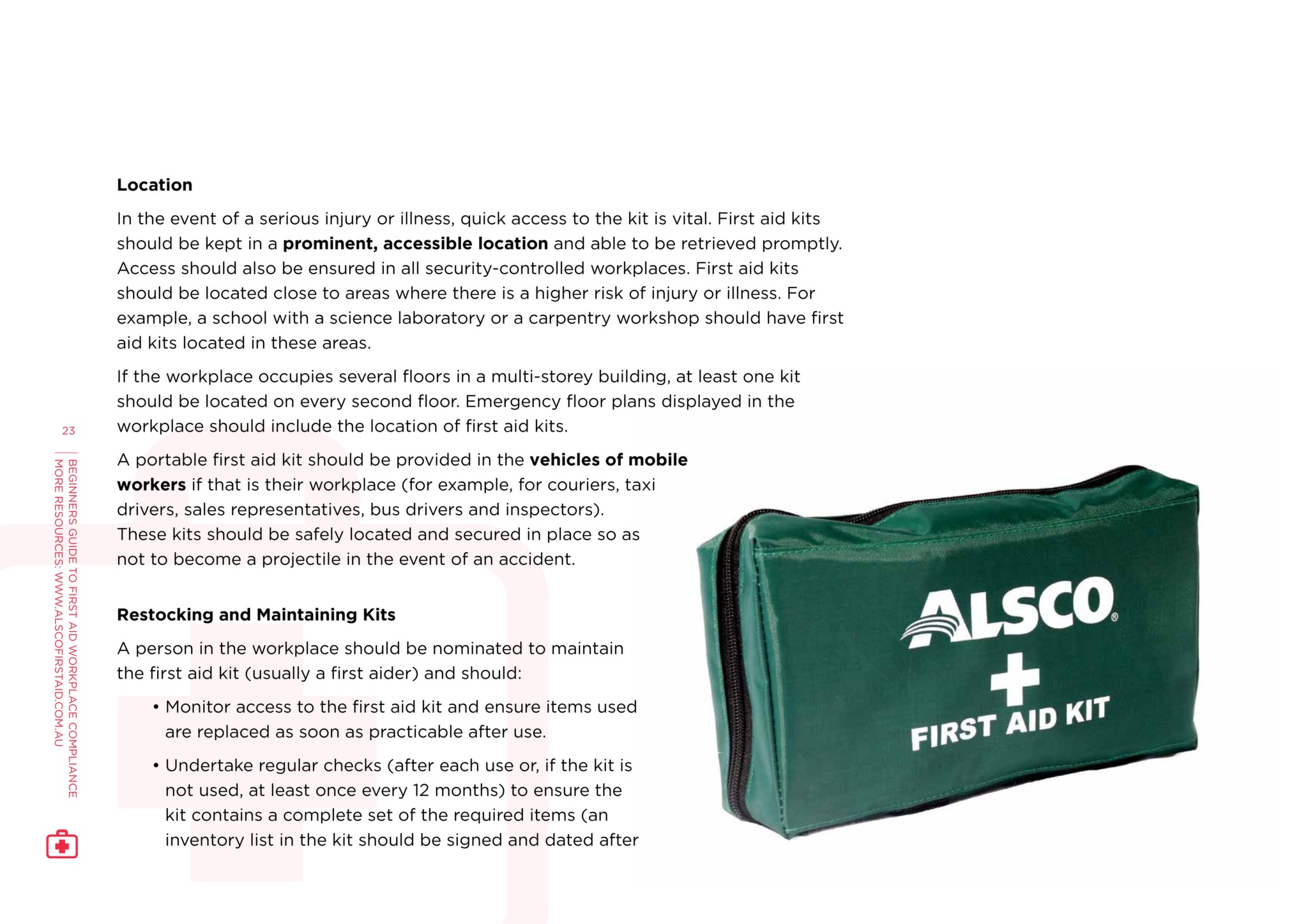 Beginners Guide to First Aid Workplace Compliance - Alsco First Aid